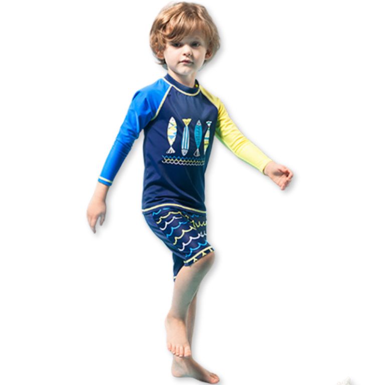 JUMP KIDS Traje De Baño 3 Piezas Manga Larga Niño Jump Kids | falabella.com