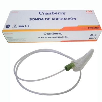 CRANBERRY Sonda Aspiración Con Control de Succión Cranberry 100 Un ...