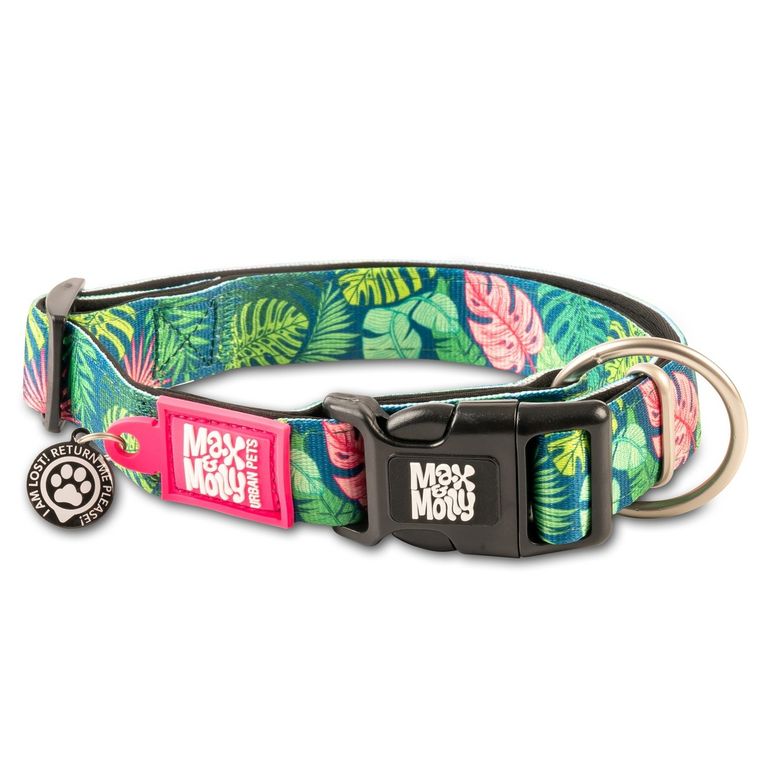 MAX & MOLLY Collar Perro L Smart Id Tropical 25-40kg Max and Molly ...