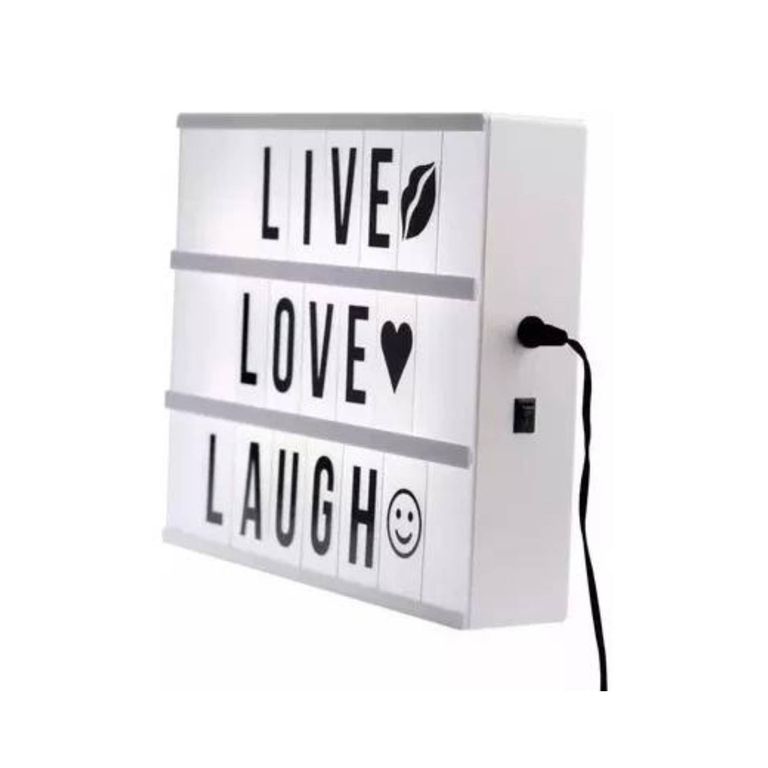 GENERICO Cartel Caja de letras con Luz LED A4 Decoración | falabella.com