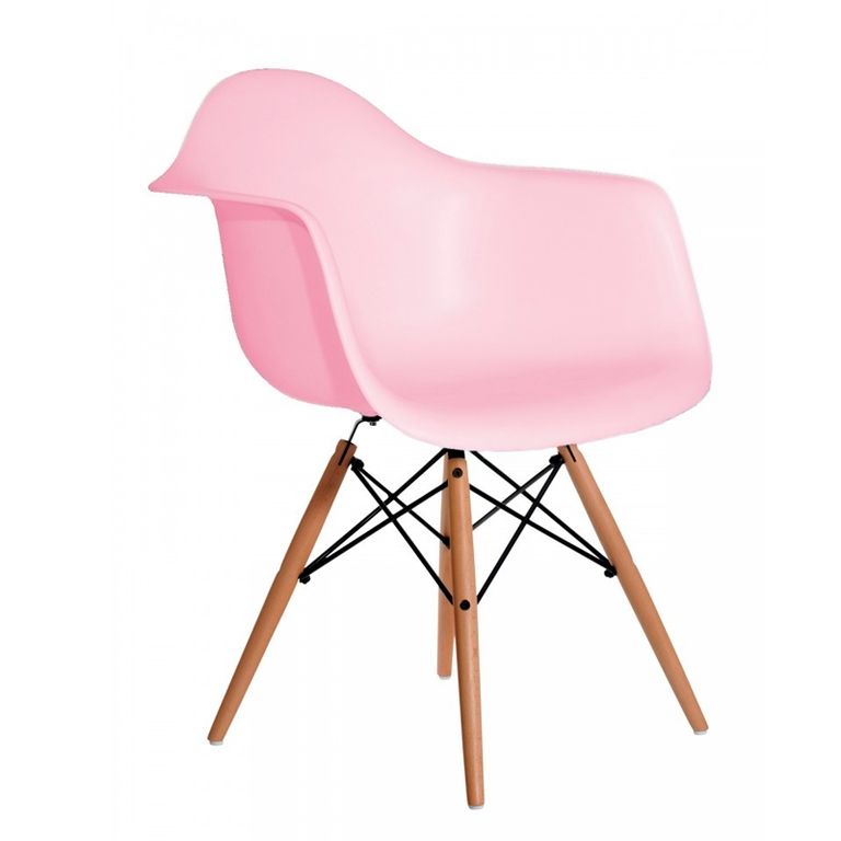 Butaca Estilo Eames Clásica ROSADO | Sodimac - Falabella