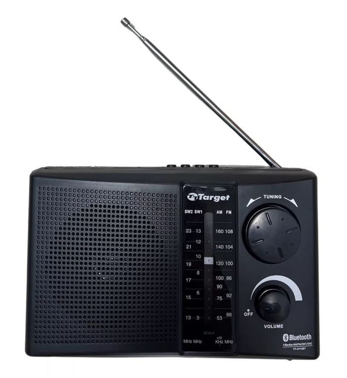 TARGET Radio Target Portátil Bluetooth USB 4 Bandas Am/fm/sw1/sw2 ...