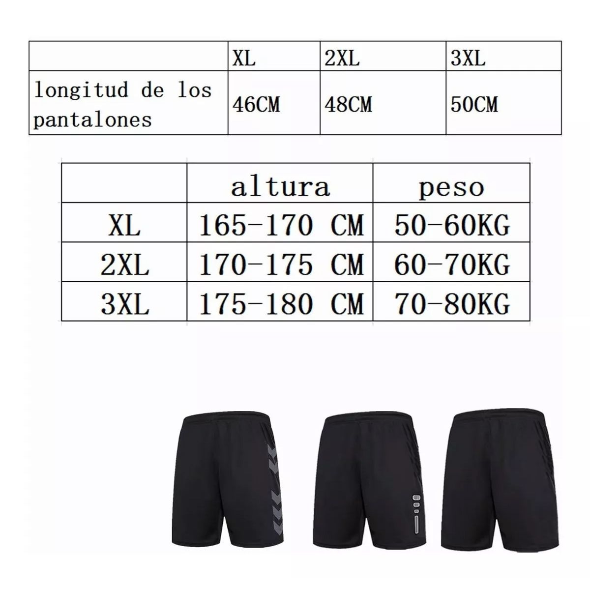 EDWINAYY Short Deportivo Hombre Correr Cómodo Con Bolsas Casual 3pcs ...