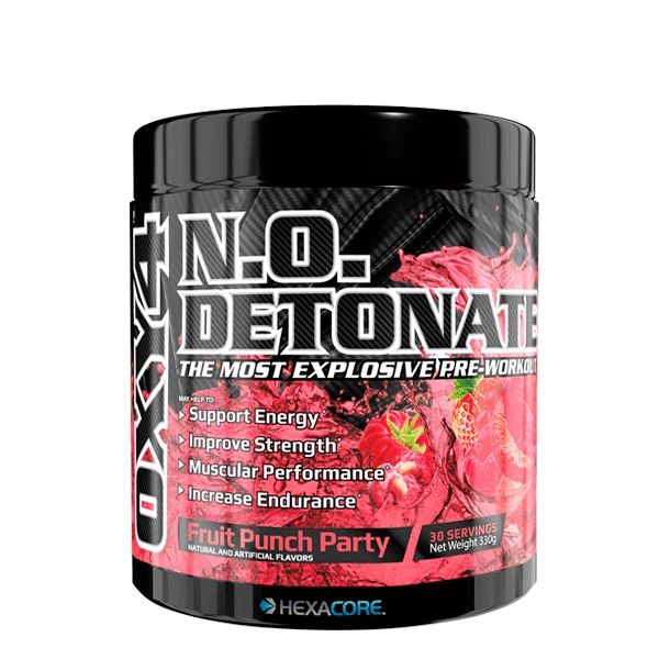 HEXACORE OXY 4 N.O Detonate Hexacore 30 Servicios. Fruit Punch ...