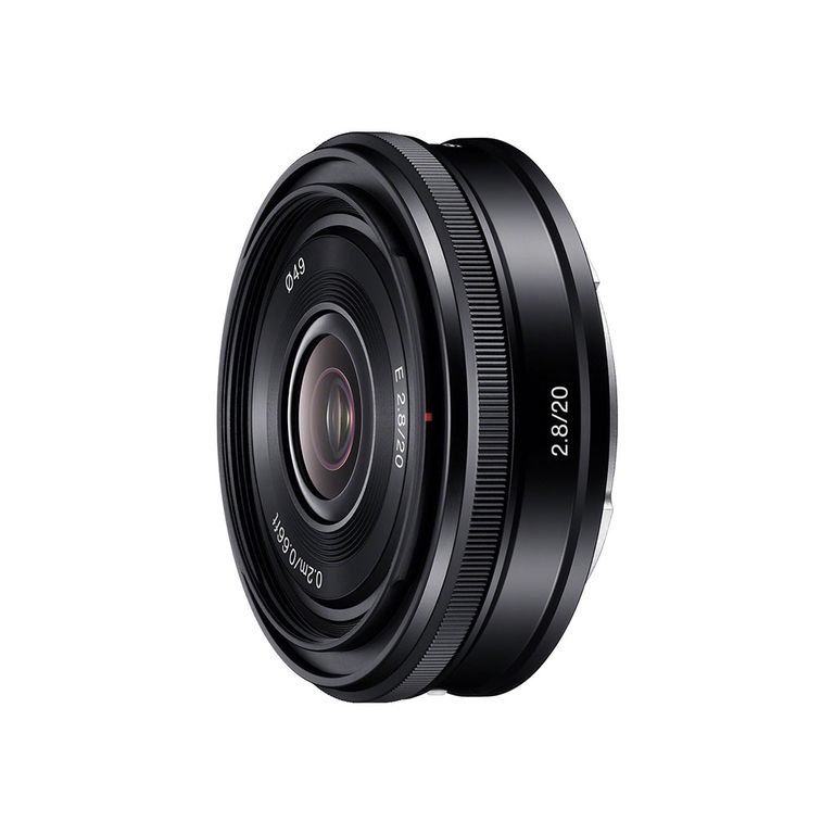 SONY Lente prime gran angular E 20 MM SEL20F28 | falabella.com