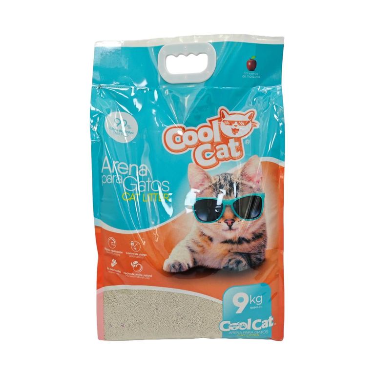 COOL CAT Arena Sanitaria Aglutinante Para Gato 9Kg Cool Cat COOL CAT ...