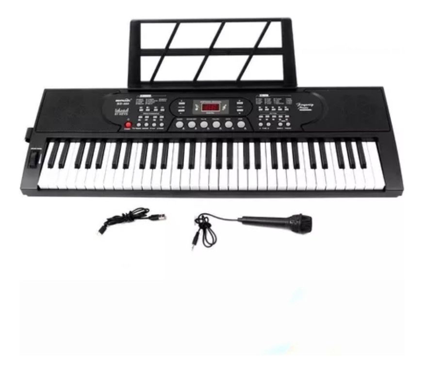 GENERICO Teclado Órgano Musical 61 Teclas 16 Tonos 10 Ritmos Bd669 ...