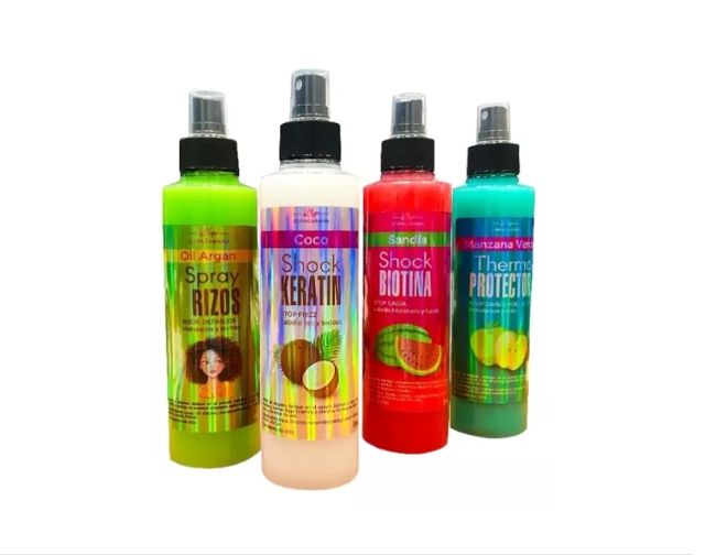 FLAMENCO Pack 4 Keratina/biotina/rizosdefinidos/protectort Capila ...