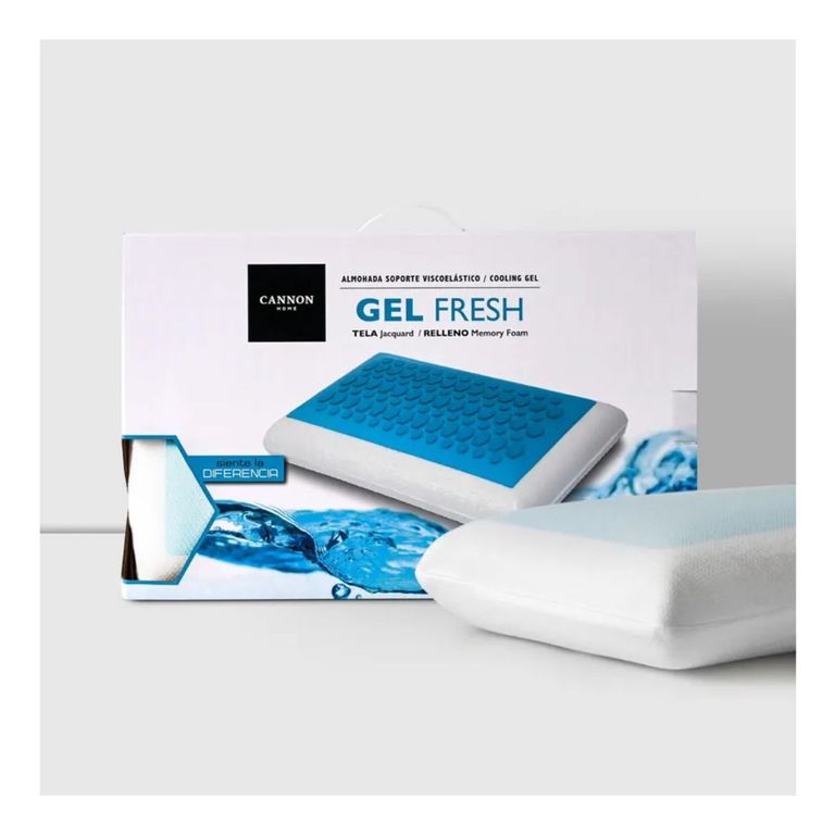 Almohada Viscoelástica Cannon Gel Fresh 40x60 | Sodimac Chile