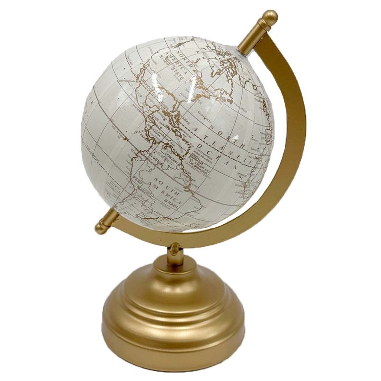 ANTICO HOME Globo Terráqueo Giratorio En Resina Ushuaia Antico Home ...