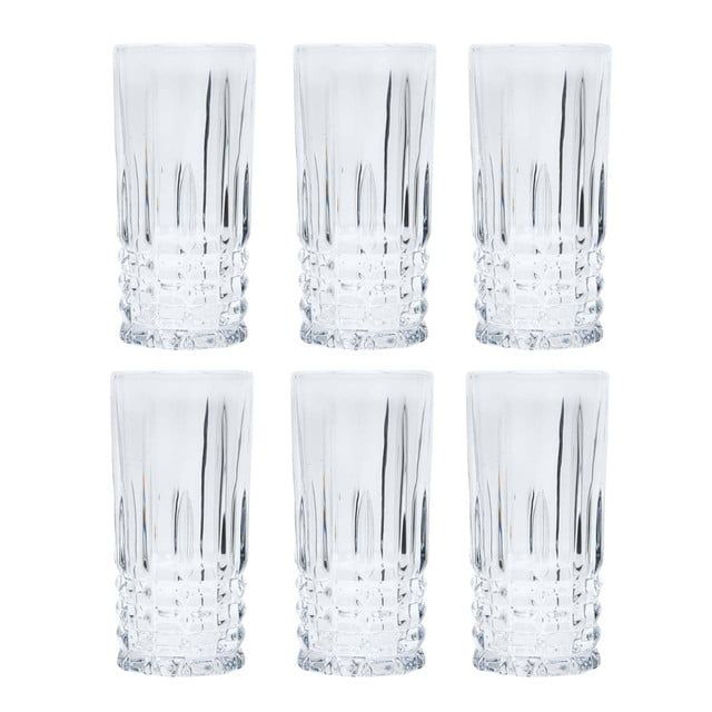 ALLEGRA Display 6 Vasos Altos Modelo Birmingham De 360mL Trago Jugo ...