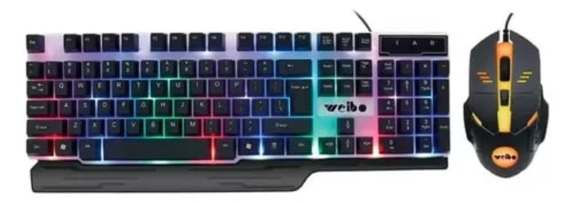 WEIBO Teclado Y Mouse Gamer Rgb Wb-550 Weibo | falabella.com