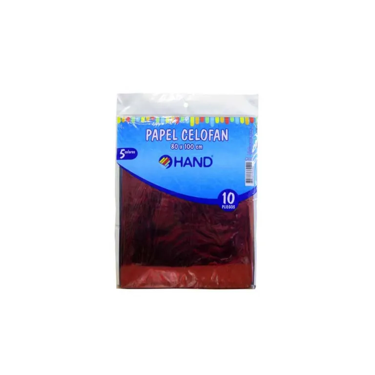 10 Pliegos Papel Celofán 80x100cms Colores - SC | Sodimac Chile