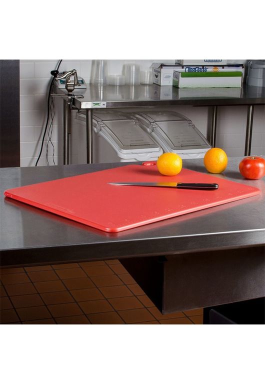 IMAHE TABLA DE CORTE CON GANCHO ANTIDES. 38 x 50 cm ROJA IMAHE ...