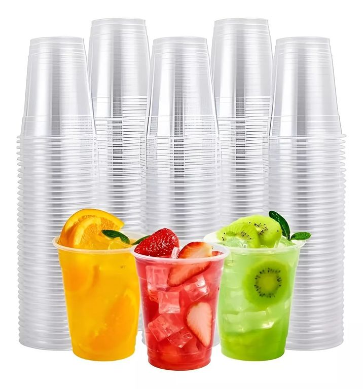 GENERICO 100 Vasos Plasticos Desechables Vasos Para Bebidas 13oz 400ml | falabella.com