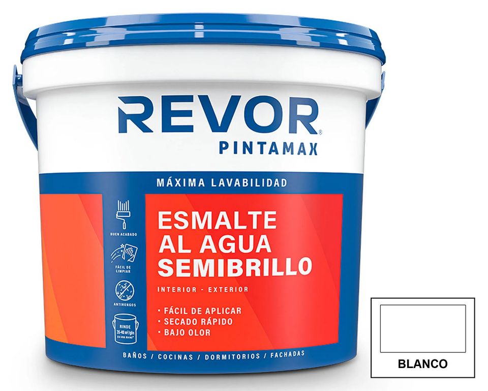 GENERICO ESMALTE AGUA GAL BLANCO SEMIBRILLO PINTAMAX REVOR | falabella.com