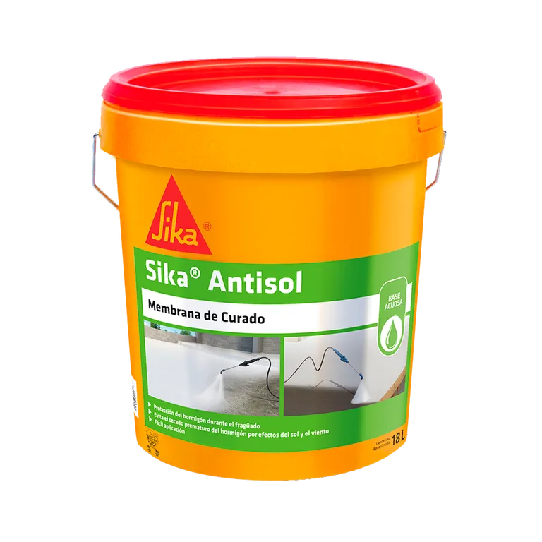 SIKA SIKA ANTISOL - Membrana de Curado en Emulsión Tineta 18lts ...