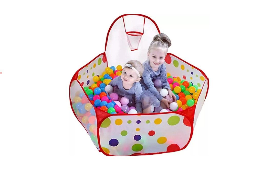 Carpa Para Nino Bebe Con Cesta Mas 50 Pelotas Juguete | Sodimac Chile