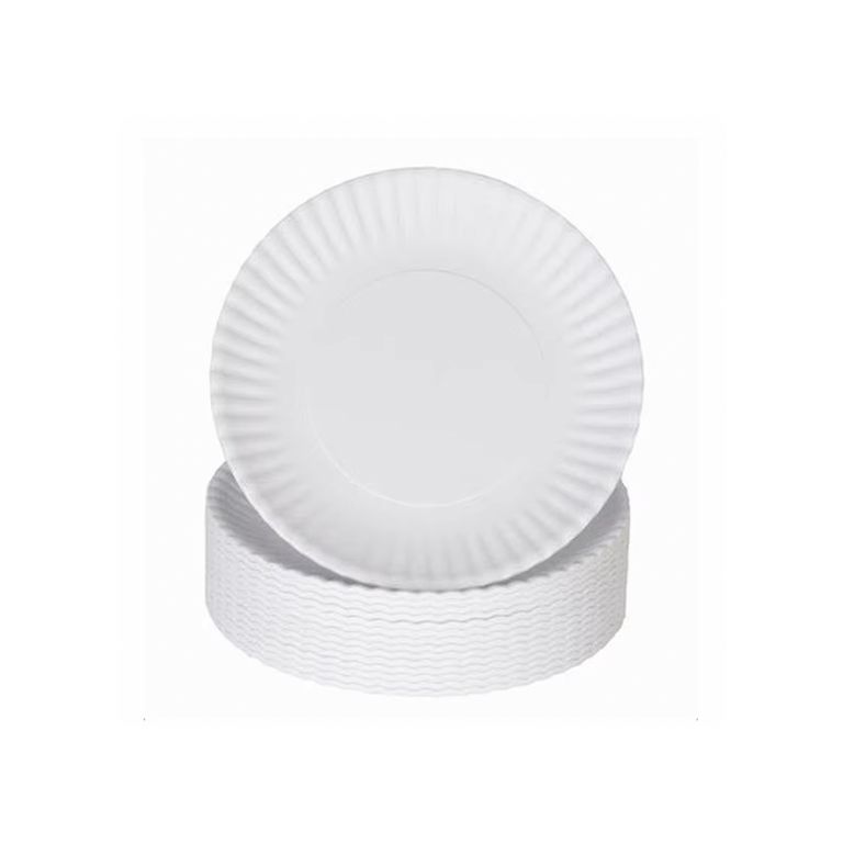 20 Platos De Carton Blanco Desechables 18 Cm | Sodimac Chile