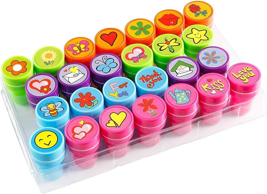 Set 26 Mini timbres estampar sellos flores | Sodimac Chile