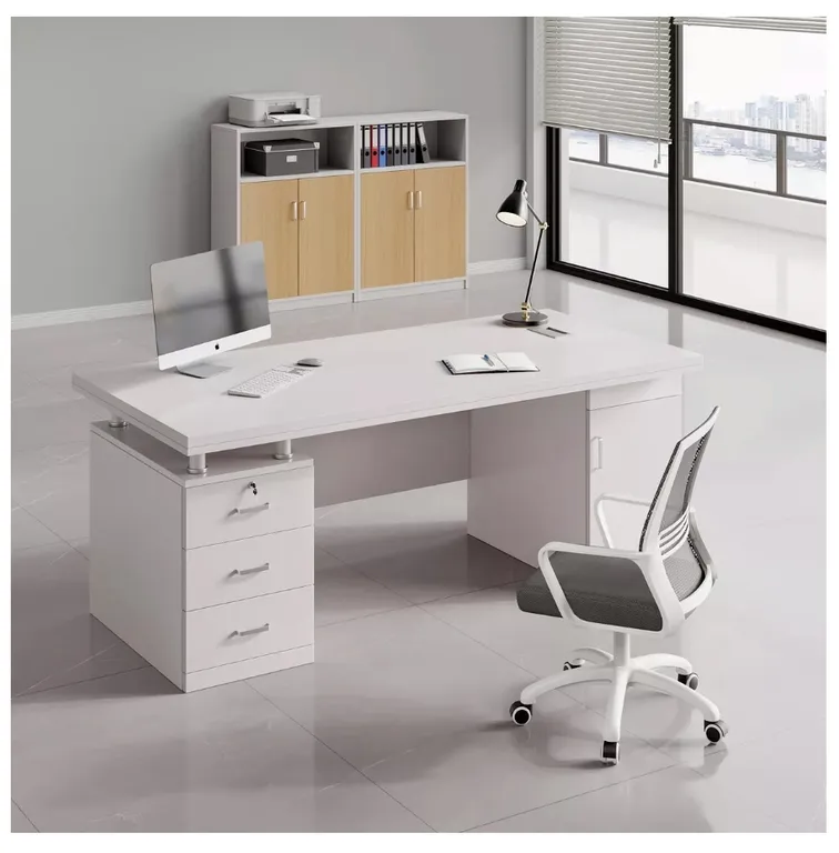 Escritorio Moderno Con Cajoneras 140x60x77cm Para Oficina… | Sodimac Chile