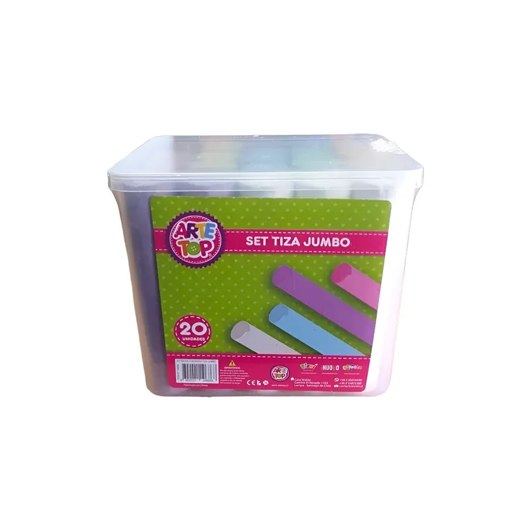 Balde plástico 20 tizas jumbo | Sodimac Chile