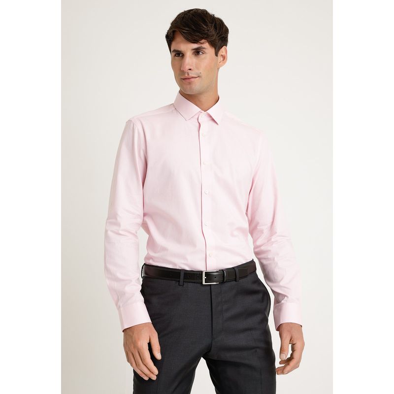 PERRY ELLIS Camisa Hombre Formal Algodón Dobby Rosado Perry Ellis ...