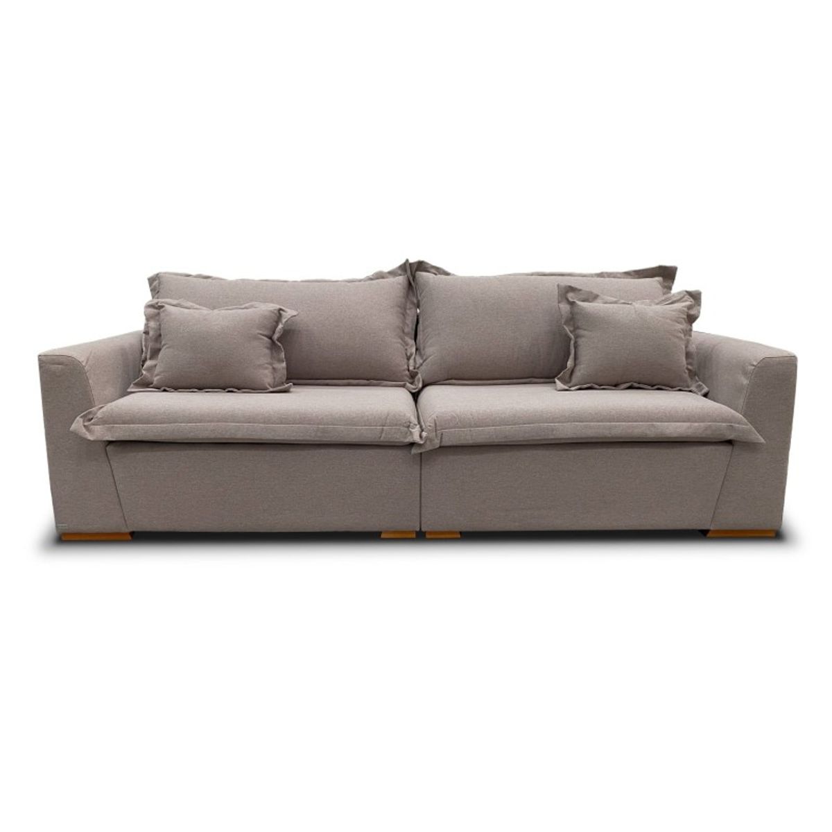 RE DECORA Sofá Belize 2 Cuerpos 236cm Brown | falabella.com