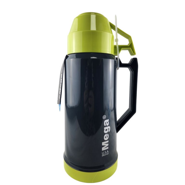 MEGA Termo Mega 1L New Megatemp Bebidas Calientes Frias con Tazas Verde ...