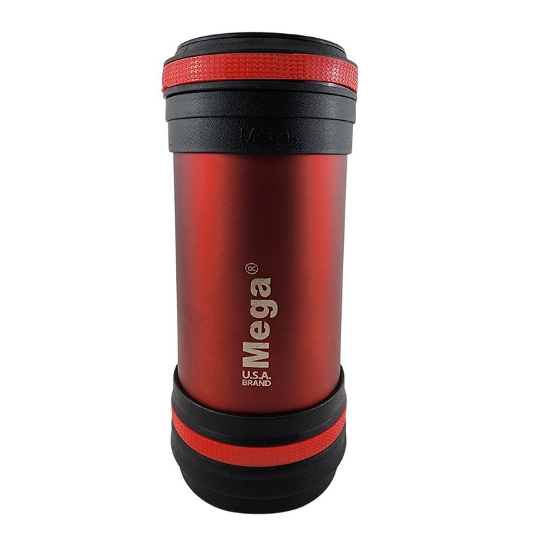 MEGA Termo Mega Maxx 600mL Comidas Metalico Acero Inoxidable Rojo ...