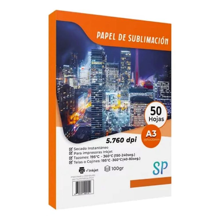 Papel Sublimación A3 X 100 Hojas 100 g | Sodimac - Falabella
