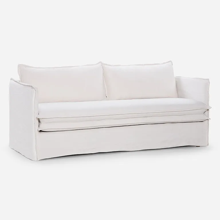 ROSEN Sofá Rosen Rona 3 Cuerpos Tela Blanco Crudo | falabella.com