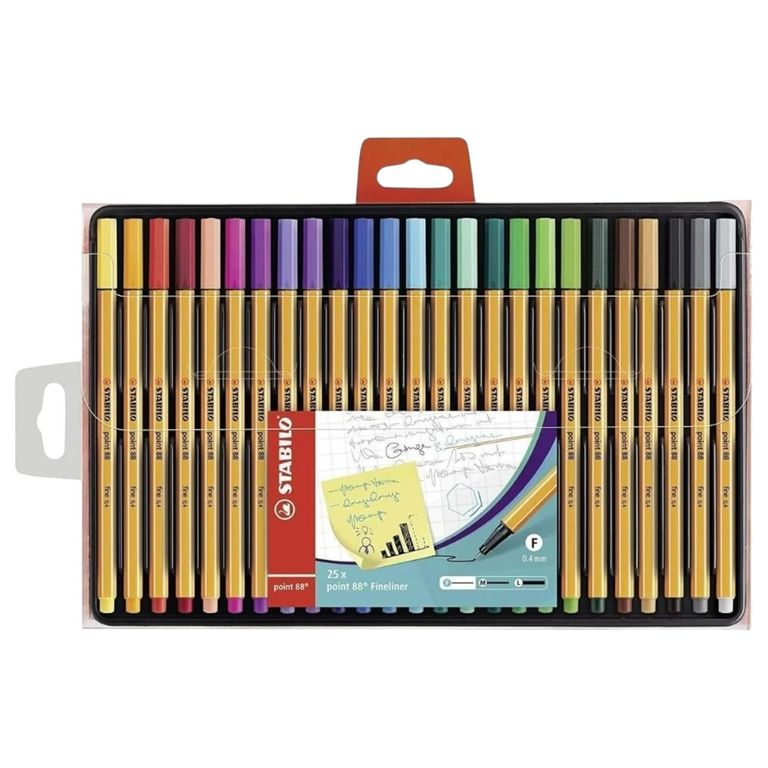 STABILO Tiralineas STABILO Pack 25 Unidades Punta Fina 88 | falabella.com