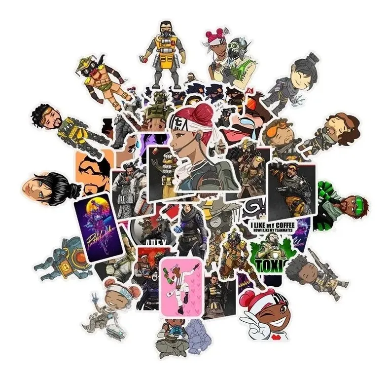 GARSIL 50 Stickers De Apex Legends - Etiquetas Autoadhesivas ...