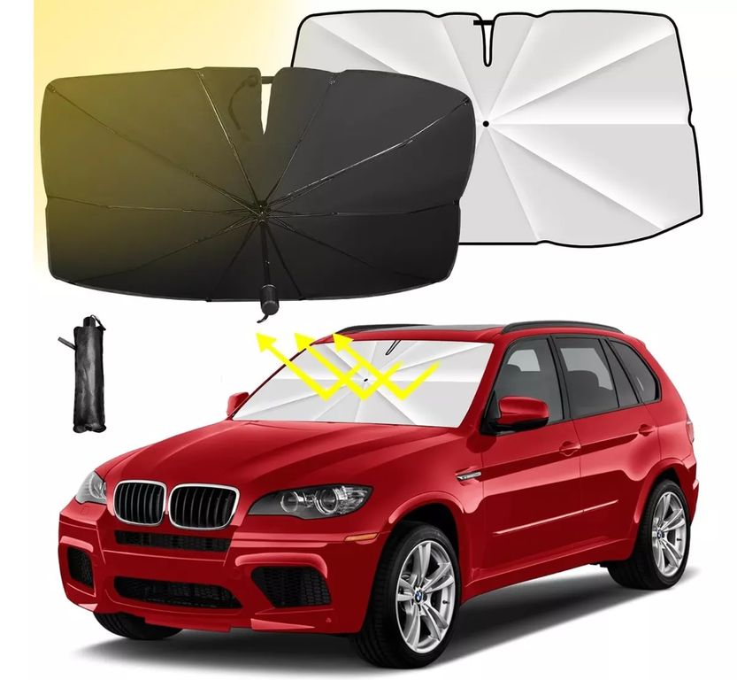 SHOP EHOME BAG Tapa Sol Auto Tipo Sombrilla Cubre Sol Parabrisa Para ...