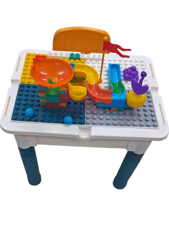 GENERICO MESA LEGO PARA NIÑOS JUEGO NIÑOS CON SILLA MAS LEGOS ...