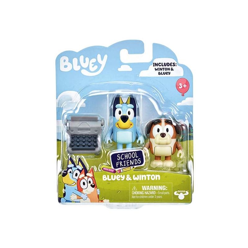 Bluey figuras school friends winton y bluey | Sodimac - Falabella