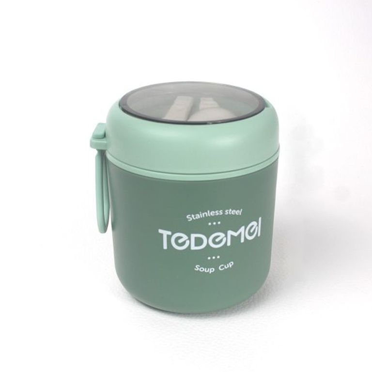 Taper Para Comida Reutilizable Fuente Colacion Niños 530ml Verde ...