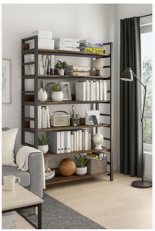 Organizador Estante Living librero bilioteca 80x30x174 Multifuncional ...