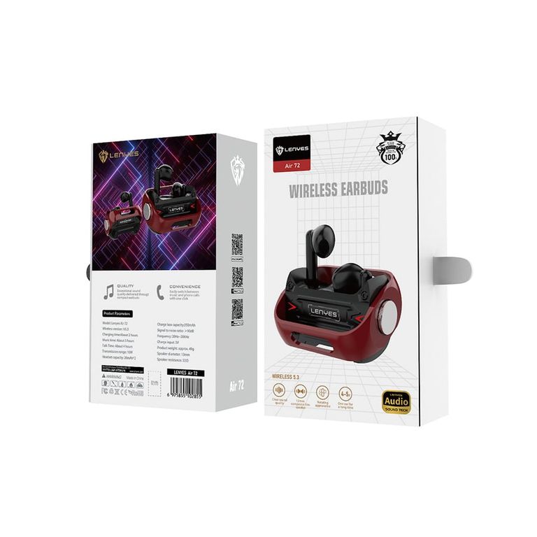 LENYES Audífonos Lenyes Airphones Bluetooth 5.3 - Lenyes AIR72 ...