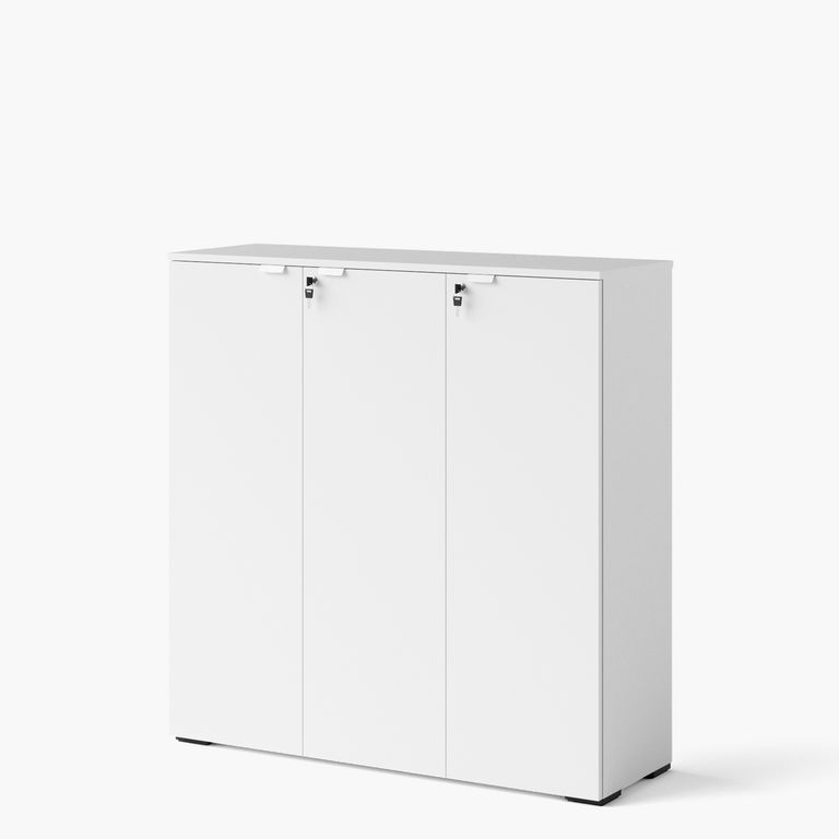 FORM OFFICE Gabinete Oficina Medio Space 3 puertas 120 Blanco Form ...