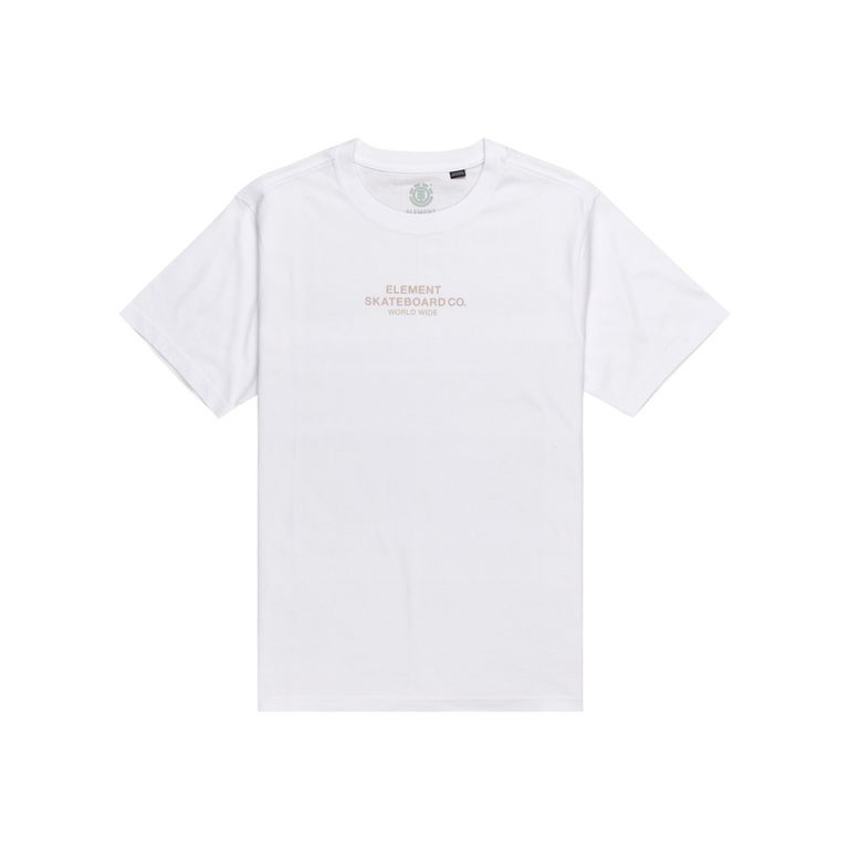 ELEMENT Polera Manga Corta Hombre Skateboard Co Blanca ELEMENT ...