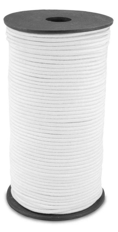 GENERICO cordon elastico cola de raton 3mm de diametro rollo 10mts ...