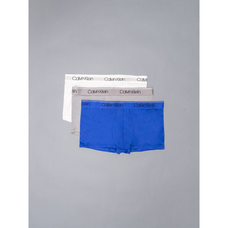 CALVIN KLEIN Pack 3 Bóxers Low Rise Trunk Micro Stretch Multicolor ...