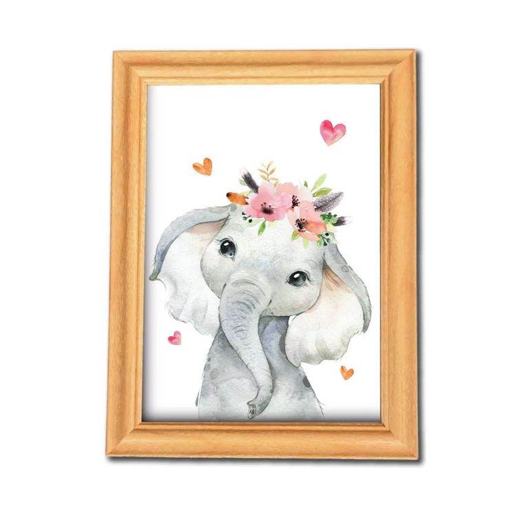 GENERICO Cuadro Infantil Elefantita Bebé | falabella.com