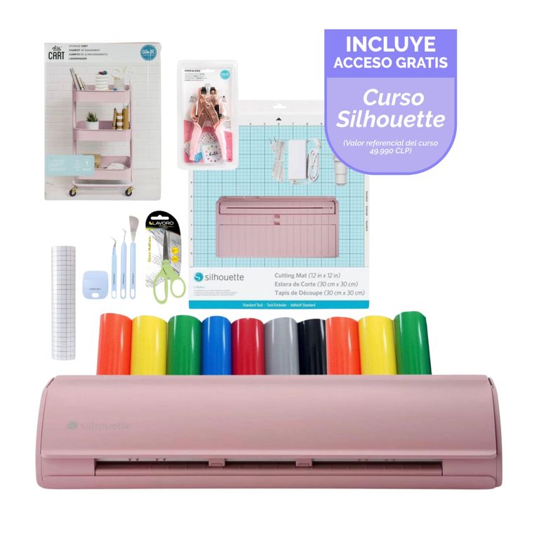 SILHOUETTE KIT EMPRENDOR FULL CAMEO 5 PINK | falabella.com