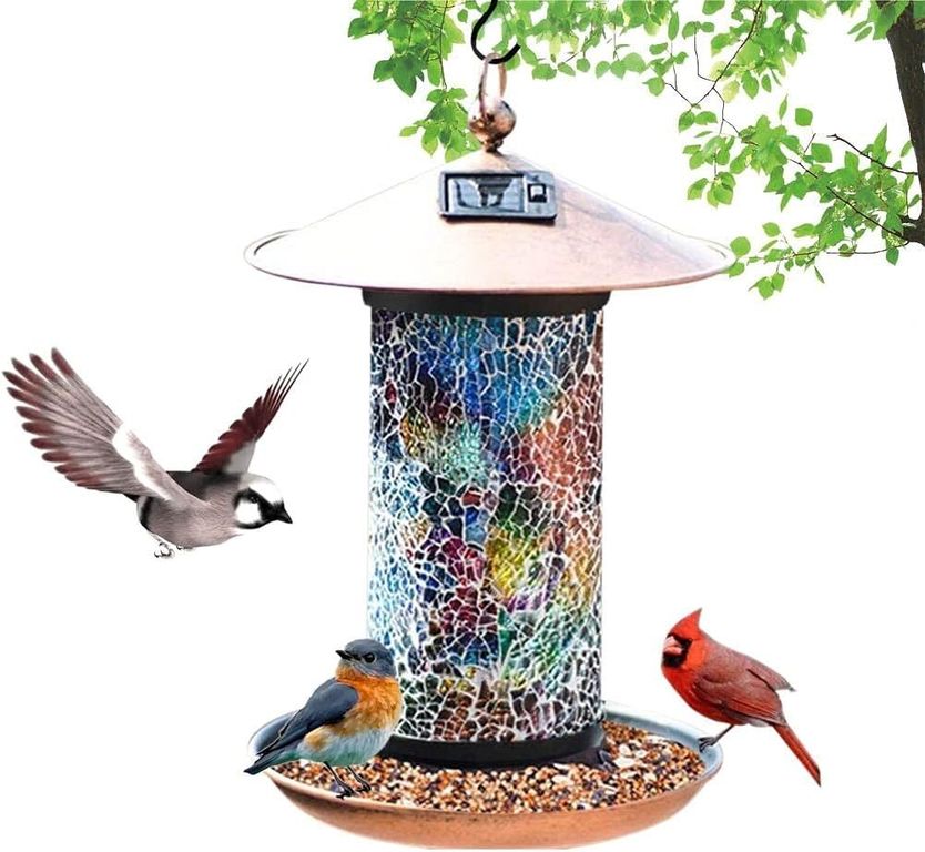 GENERICO Bebedero y Comedero De Colibrí Mosaico Solar | falabella.com