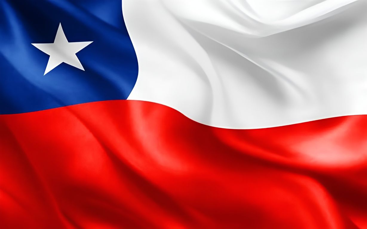 GENERICO Bandera Chilena 90 X 135 Cm Bandera De Chile Fiestas Patrias ...