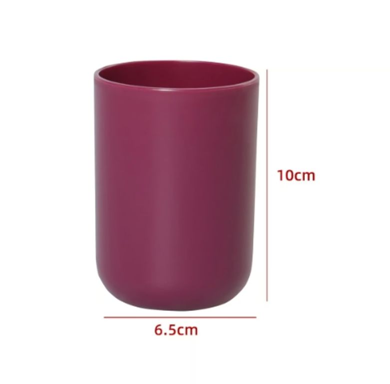 Vaso De Baño Cilindro Color Burdeo 10X65CM | Sodimac - Falabella