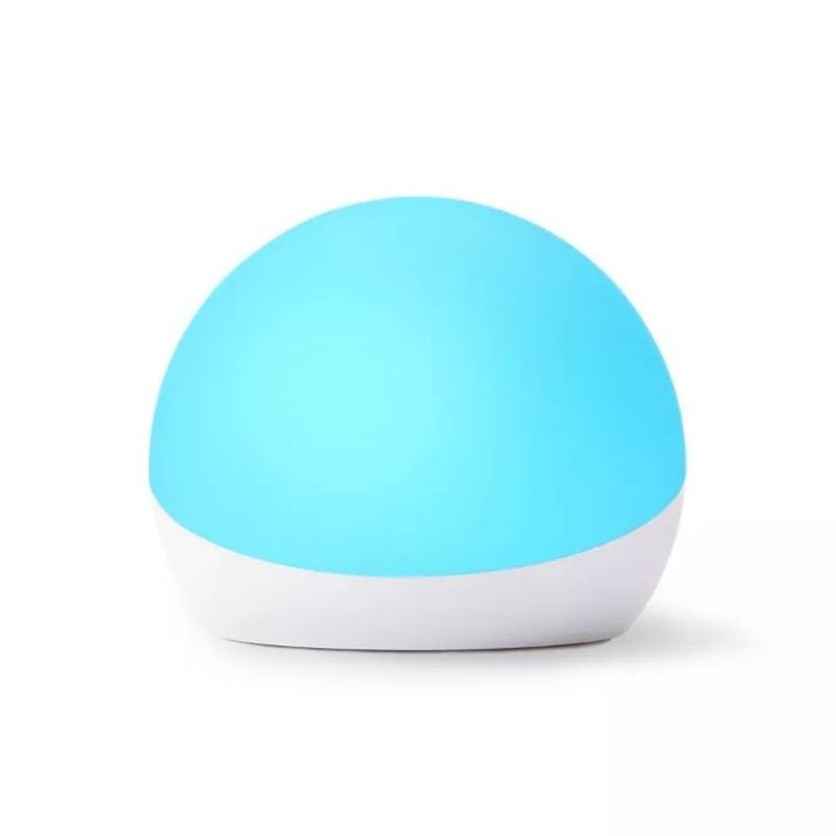 AMAZON Lámpara Alexa Inteligente Echo Glow Multicolor Blanco ...